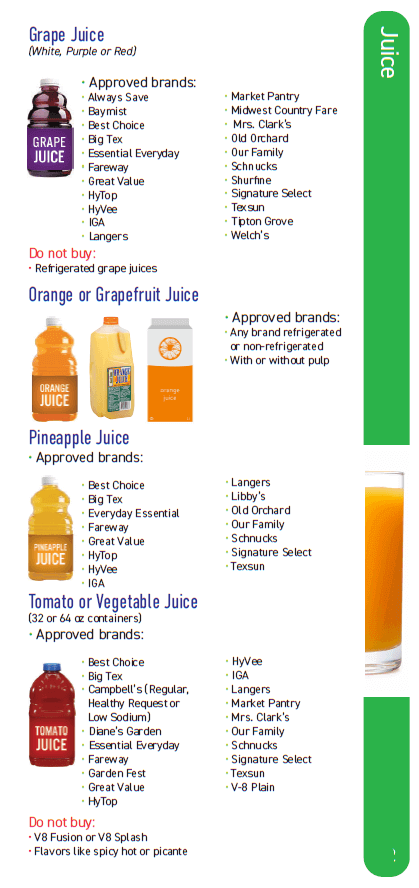 Iowa WIC Food Guide English 2020 v2 | JPMA، Inc.
