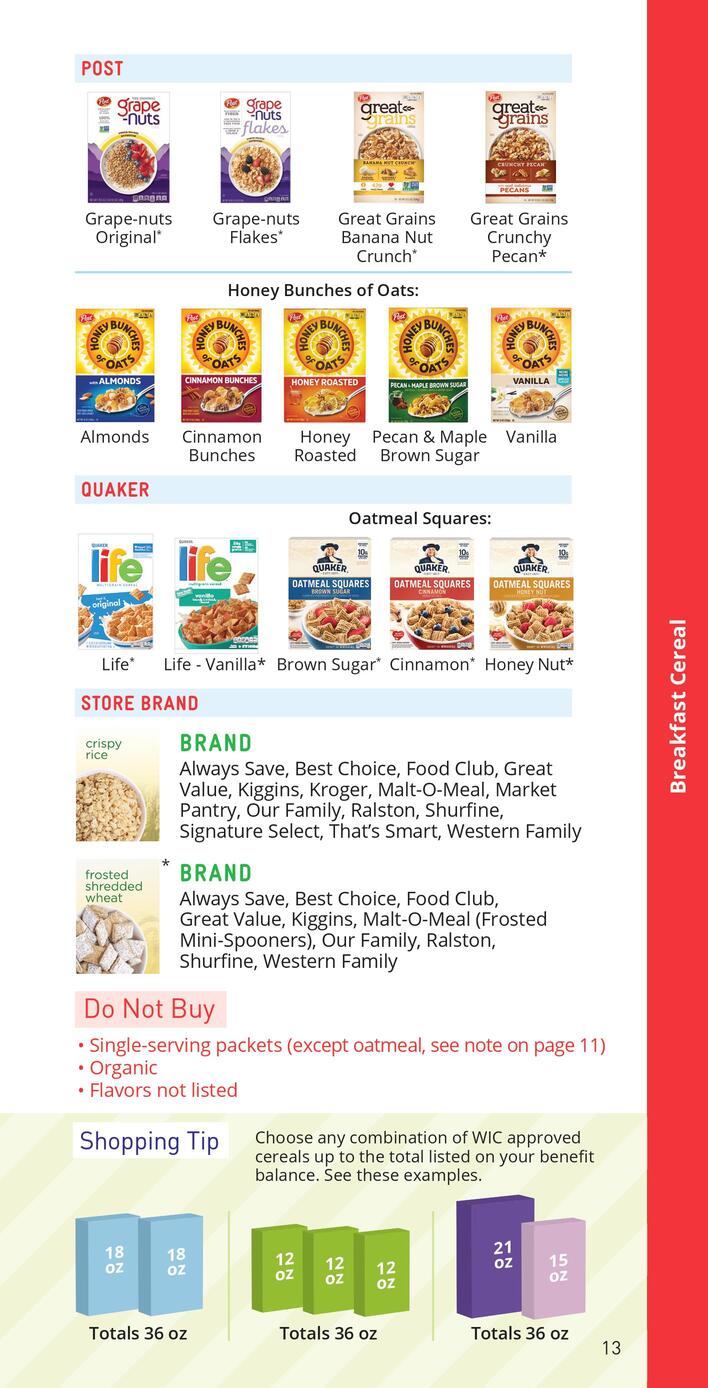 Colorado WIC Approved Food List English 2023 | JPMA, Inc.